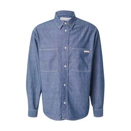 Calvin Klein Jeans Hemd 'EASY CHAMBRAY' Herren Größe M blue denim