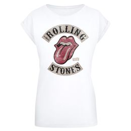 F4NT4STIC Extended Shoulder T-Shirt The Rolling Stones Tour '78 in wei&szlig; | Gr.: XL