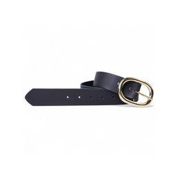 Fronhofer Dameng&uuml;rtel goldene Schnalle in Schwarz | Gr.: 95 cm