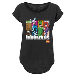 F4NT4STIC Long Cut T-Shirt Marvel Inhumans in schwarz | Gr.: XS