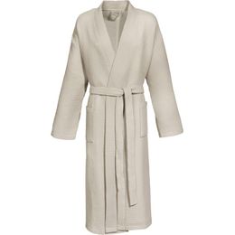 Erwin M&uuml;ller Erwin M&uuml;ller Piqu&eacute; Unisex-Bademantel lang Hohenfels in cappuccino | Gr.: S