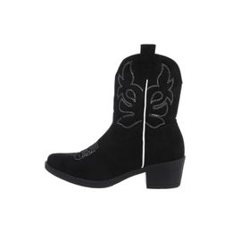 Ital-Design Stiefelette in Schwarz | Gr.: 38