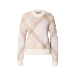 Barbour Pullover 'Sara' Damen Gr&ouml;&szlig;e XL creme / ecru / mokka / rosa