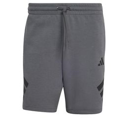 adidas Sportswear Sportshorts 'Future Icons' Herren Größe 48/50 grau / schwarz