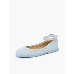 Pisamonas Ballet Flats 'Tulle Bow' girl Blue size 34