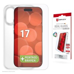 Displex Displayschutzglas "Real Glass Screen Protector inkl. Case", transparent, B:11cm H:1,2cm T:19,5mm, Displayfolien, Displayschutzfolie, Schutzfolie, Bildschirmschutz, kratz- & stoßfest