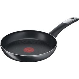 Bratpfanne Tefal "Hard Titanium Essential, Titanium Antihaftversiegelung", schwarz, H:5cm Ø:28cm, Pfannen, Bratpfanne, kompatibel mit Gas-/Elektro-/Keramikherden, nicht induktionsgeeignet
