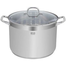 Kochtopf "Libra, Universaltopf energiesparend und sp&uuml;lmaschinenfest", 14 l + &Oslash; 30cm + H&ouml;he 22,5cmsilberfarben, RESTO KITCHENWARE, T&ouml;pfe, Induktion,