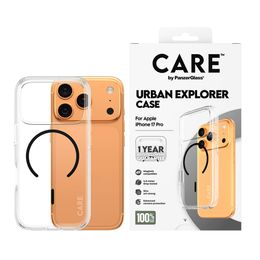 CARE BY PANZERGLASS Handyhülle "Urban Explorer Case für Apple iPhone 17 Pro", clear, Apple iPhone 17 Pro, Hüllen, Backcover, Schutzhülle, Handyschutzhülle, Case, Schutzcase, stoßfest