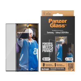 PanzerGlass Displayschutzglas "Ultra Wide Fit Privacy Screen Protector", transparent, B:11,1cm H:1,4cm T:19,6mm, Displayfolien, Displayschutzfolie, sto&szlig;fest, kratzbest&auml;ndig
