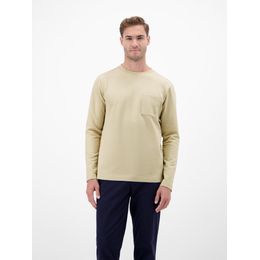 Lerros Damen Langarmshirtfoam wei&szlig;, Gr. M, unifarben, Single Jersey, Obermaterial: 85% Baumwolle, 13% Polyester, 2% Elasthan, Shirts, mit Rundhals