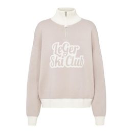 LeGer by Lena Gercke Pullover 'Charis' Damen Gr&ouml;&szlig;e XL greige / wei&szlig;