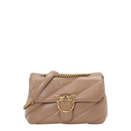 Pinko Umh&auml;ngetasche 'Love' Damen Gr&ouml;&szlig;e One Size dunkelbeige / gold