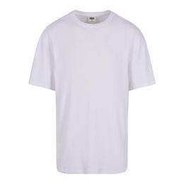 Urban Classics Damen T-Shirt "Urban Classics Herren Organic Oversized Rib Tee"weiß, Gr. XL, unifarben, 100% Baumwolle, Shirts