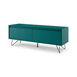 H&ouml;ffner Lowboard blau Ma&szlig;e (cm): B: 120 H: 45 &raquo; H&ouml;ffner