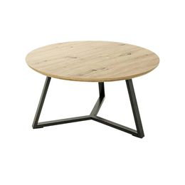 H&ouml;ffner Couchtisch Schwerin &brvbar; holzfarben &brvbar; Ma&szlig;e (cm): H: 42 &Oslash;: 80 &raquo; H&ouml;ffner