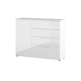 U.N.O uno Sideboard Glossy wei&szlig; Ma&szlig;e (cm): B: 135 H: 107 T: 40.0 &raquo; H&ouml;ffner