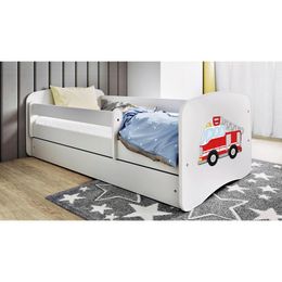 Mid.you Kinder-/Juniorbett Babydreams, Wei&szlig;, Holzwerkstoff, Birke, Schichtholz,Sperrholz, H2, 1-Zonen, H&ouml;he ca. 15 cm, rechts montierbar, links montierbar, 80x160 cm, nicht verstellbar, Kinderzimmer & Jugendzimmer, Kinderm&ouml;bel, Kinderbetten