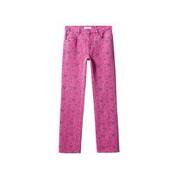 Mango Jeans 'Flora' Damen Gr&ouml;&szlig;e 30/31 taubenblau / fuchsia