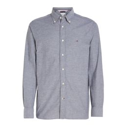 Tommy Hilfiger Button Up Shirt 'CORE 1985 FLEX' male Blue size 3XL