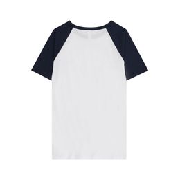 ABOUT YOU T-Shirt 'Lenni' Jungen Gr&ouml;&szlig;e 134/140 marine / wei&szlig;