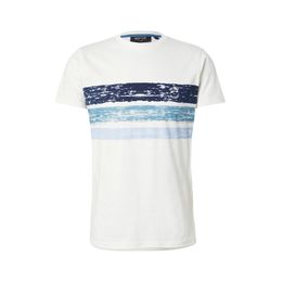 INDICODE JEANS T-Shirt 'Caron' Herren Gr&ouml;&szlig;e XXL blau / marine / hellblau / wei&szlig;