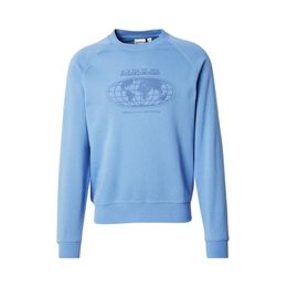 Napapijri Sweatshirt 'BISY C' male Blue size L