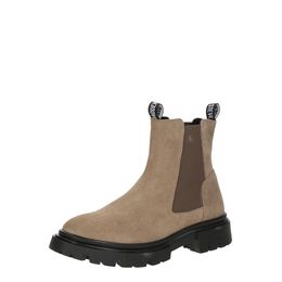 Steve Madden Chelsea Boots 'Raquel' Damen Gr&ouml;&szlig;e 38 beige / dunkelbeige / schwarz / wei&szlig; Winterschuhe