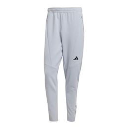 adidas Performance Sporthose 'D4T' Herren Größe XL hellgrau / schwarz
