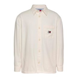 Tommy Jeans Button Up Shirt male White size XXL