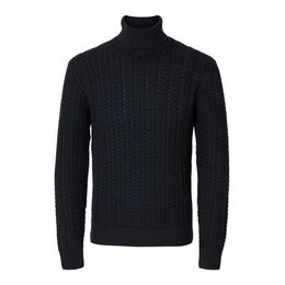 Selected Pullover 'SLHBRAI' Herren Gr&ouml;&szlig;e S nachtblau