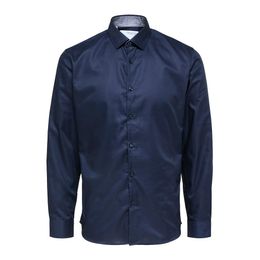 Selected Button Up Shirt 'SLHZARK' male Blue size M