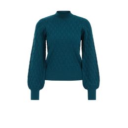 WE Fashion Pullover Damen Gr&ouml;&szlig;e XS petrol