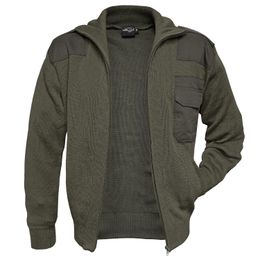 Mil-Tec Strickjacke MT-Plus oliv, Gr&ouml;&szlig;e 48