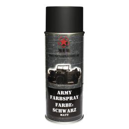 MFH Army Farbspray 400 ml Dose matt schwarz