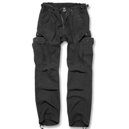 Brandit M65 Ladies Vintage Trouser Cargo Hose schwarz, Gr&ouml;&szlig;e 27W