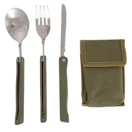 Mil-Tec Klappbesteck 3-tlg. mit Tasche