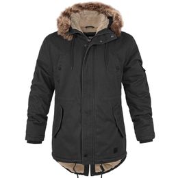bw-online-shop Fishtail Winterparka mit Futter schwarz, Gr&ouml;&szlig;e 3XL