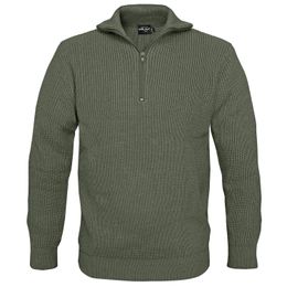 Mil-Tec Marine Pullover Troyer oliv, Gr&ouml;&szlig;e 48