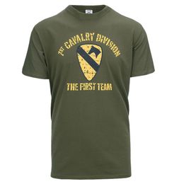 Fostex T-Shirt 1st Cavalry Division oliv, Gr&ouml;&szlig;e L