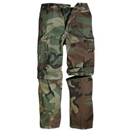 Mil-Tec US BDU Hose Zip-Up Kids woodland, Gr&ouml;&szlig;e S/128