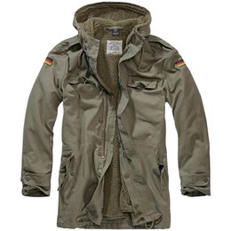 Brandit BW Parka with Flag oliv, Gr&ouml;&szlig;e 46/S