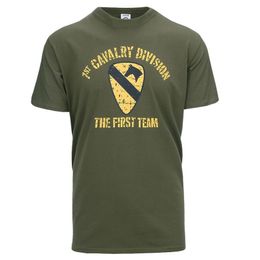 Fostex T-Shirt 1st Cavalry Division oliv, Gr&ouml;&szlig;e XXL