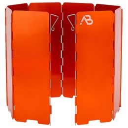Windschutz faltbar Alu 8 Lamellen orange