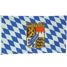 Flagge / Fahne 90x150 cm Bayern m. Wappen