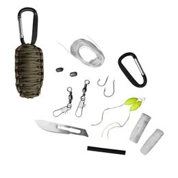 Mil-Tec Paracord Survival Kit Small oliv