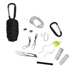 Mil-Tec Paracord Survival Kit Small schwarz