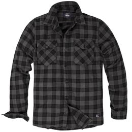 Vintage Industries Harley Check Shirt grau, Gr&ouml;&szlig;e L