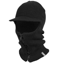 Urban Classics Zipped Balaclava Visor schwarz