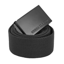 Urban Classics G&uuml;rtel Long Canvas Belt schwarz